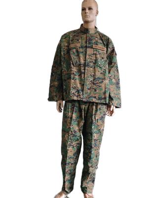 China ACU tactical Uniform Digital Woodland Camouflage Tactical Field Uniform 50 50 Nylon Cotton Material for sale