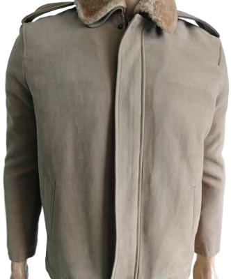 China Khaki tactical Style Faux Fur Collar Thickened Jacket Customizable Fabric tactical Jacket for Winter Cold Weather for sale