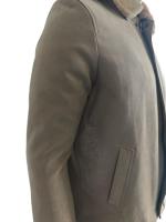 China Khaki tactical Style Faux Fur Collar Thickened Jacket Customizable Fabric tactical Jacket for Winter Cold Weather for sale