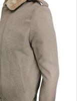 China Khaki tactical Style Faux Fur Collar Thickened Jacket Customizable Fabric tactical Jacket for Winter Cold Weather for sale