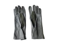 China Slip Resistant Full Finger Grey Leather tactical Style Gloves for sale