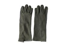 China Slip Resistant Full Finger Grey Leather tactical Style Gloves for sale