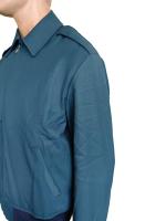 China Customizable Fabric Standard Blue Uniform Jacket With 2 Pockets Winter Waterproof Breathable Polyester tactical Jacket for sale