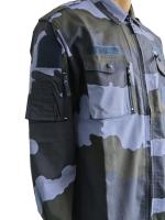 China Navy and Black Digital Camouflage Combat Uniform Set tactical Uniform Clothing Tear Resistant 225GSM Ripstop for sale