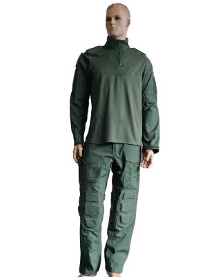 China Green Frog Style Multi Purpose Tactical Training Uniform Set Long Sleeve Tactical Uniform for Men for sale
