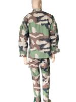 China F2 Tactical Combat Uniform Set Camouflage Breathable Anti Static Formal Woven Fabric Uniforms French tactical Uniform for sale