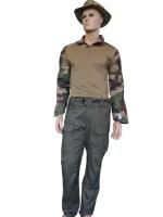 China Combat Suit Camouflage Tactical Training Suit Frog Jacket Battle Trousers Quick Dry Camouflage Combat Shirt Tactical Clothing Ripstop Uniform for sale