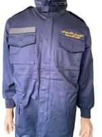 China tactical Jacket Navy Blue Tactical Long Sleeve Detachable Liner Jacket 65 35 Ripstop Fabric For Outdoor Use for sale