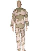 China Desert Camouflage Tactical Uniform ACU tactical Uniform Set Jacket And Pants In TC 65 35 Ripstop Fabric 230GSM For Army Uses for sale