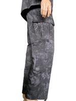 China ACU tactical Uniform Set Tactical Black Camo Uniform Set Durable Combat Outdoor Apparel for sale