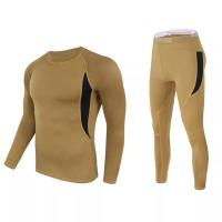 China 2025 New Design 210 gsm Camouflage Pattern Knitted Stretch Fabric Thermal Underwear for Tactical Uniform for sale