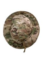 China Outdoor Camping Camouflage Tactical Round Brim Hat With Breathable Mesh Custom Cotton Travel Fisherman's Hat for sale