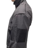 China Men's Black Wear-Resistant & Warm-Resistant Outdoor Tactical Training and Duty Multi-Pocket Softshell Jacket for sale