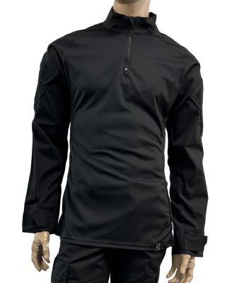 China Brazil Black Combat Uniform Quick-dry Breathable Tactical Shirt for sale