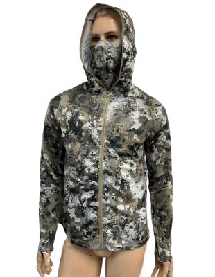 China Desert Camouflage Wind & Sand Resistant Hoodie With Face Shield for sale