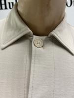 China Breathable Cotton Workwear Shirt Men's Long Sleeve Button-Down with Chest Pockets for Security & Outdoor for sale