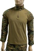 China Breathable Coyote Brown Tactical Combat Shirt with Digital Camo Pants Set for sale