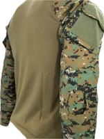 China Breathable Coyote Brown Tactical Combat Shirt with Digital Camo Pants Set for sale
