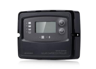 China 12V 10A Digital PWM Solar Charge Controller with IP67 Waterproof Rating and LCD Display for Multiple Battery Types for sale