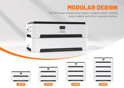 China EOH48-5.0 Solar Energy Storage System with 5KW Inverter and 5.12KWh LiFePO4 Battery - Expandable to 20KWh Capacity for sale