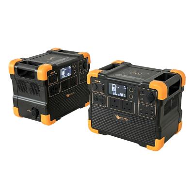 China 2200W UPS Solar Generator with 1536Wh LiFePO4 Battery and 600W Solar Input for Emergency Power Backup for sale