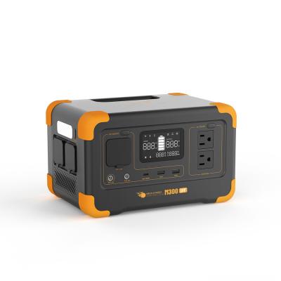 China 288Wh 3500 Recycles 1.3 Hours Charging Portable Lithium Battery Solar Generator with MPPT Charge Controller for sale