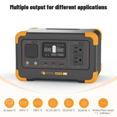 China 100W Solar Panel Lithium Battery Solar Generator with 288Wh Battery Capacity and 3500 Recycles for Long-Lasting Power for sale
