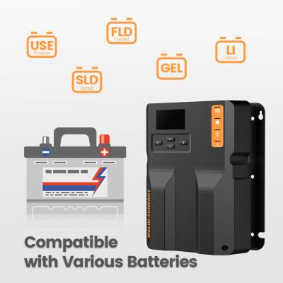 China MT508-40A MPPT Solar Charge Controller 150V Input 99.9% Efficiency with 17 Load Modes for sale