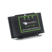 China 12A PWM Solar Charge Controller with 5-Stage Charging for 12V/24V Systems - IP67 Waterproof 104x65x23mm for sale