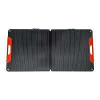 China 100W Portable Folding Solar Panel with 22% Efficiency and IP65 Waterproof Rating for Camping and Outdoor Power for sale
