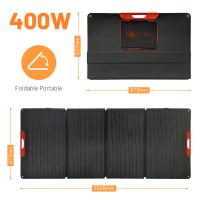 China 400W Portable Folding Solar Panel with 22% Efficiency and 16.6kg Lightweight Design for Outdoor Power for sale