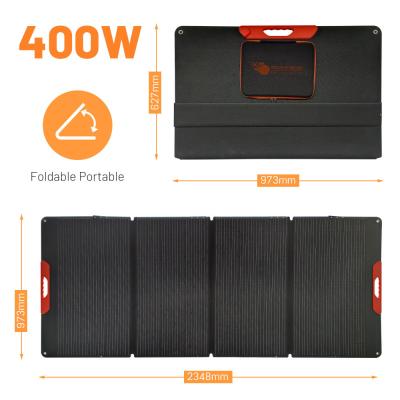 China 400W Portable Folding Solar Panel with 22% Efficiency and 16.6kg Lightweight Design for Outdoor Power for sale