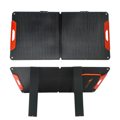China Portable 100W Folding Solar Panel Charger with 5A Output and IP65 Waterproof Rating for Outdoor Power for sale