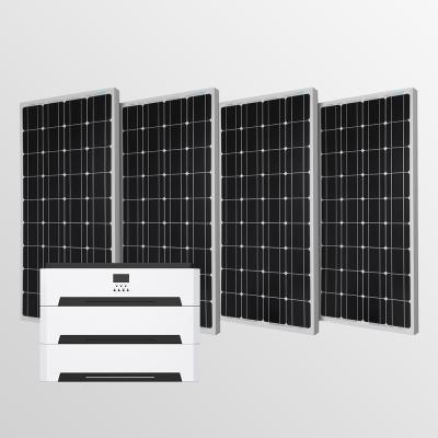 China 3150W LiFePO4 Solar Energy Storage System 5.12kWh 6000 Cycles 80A PV Current for Off-Grid Power for sale