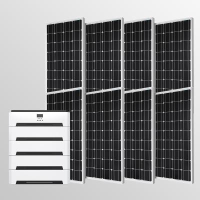China 10KW Solar Energy Storage System with 500V MPPT and IP20 Protection - 51.2V LiFePO4 Battery Technology for sale