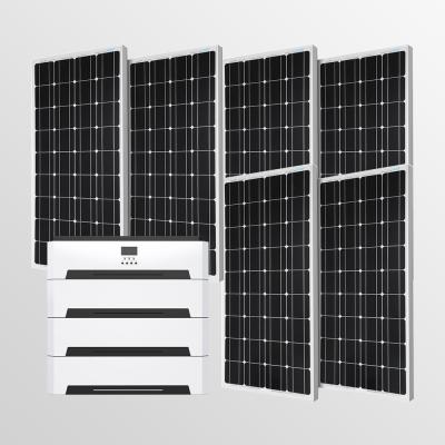China 5KW 230V Solar Power Storage System with 100Ah LiFePO4 Battery - 5000W Output, 6000 Cycle Lifespan for sale
