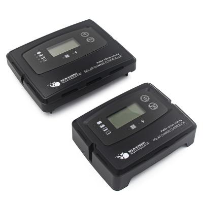 China Black 15A Digital Solar Charge Controller with 50V Max Input for 12V/24V Systems and LCD+LED Display for sale