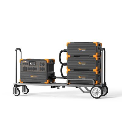 China M3600 LFP Solar Generator 3072Wh 3600W Pure Sine Wave UPS with Wireless Charging and Optional External Battery for sale