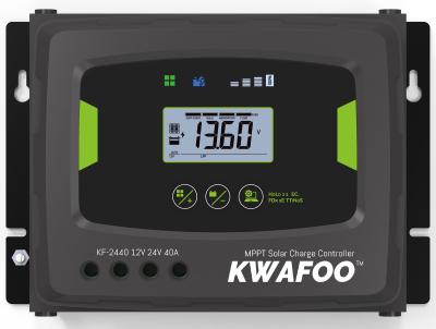 China 40A RV MPPT Solar Charge Controller with 6 Stage Charging 570W/12V 1140W/24V for LiFePO4 Batteries for sale