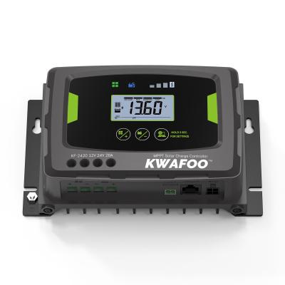 China 20A MPPT Solar Charge Controller for LiFePO4 Battery with 300W/12V 600W/24V Power Handling for sale
