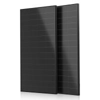 China Hot 170W Premium Monocrystalline 23.5% Efficiency Solar Panel 20 Volt Solid Black for Connector 25-Year Warranty Home RV Camper for sale