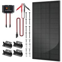 China 100W RV Solar System RV Solar Charging Kit Renewable Energy Source for Mobile Homes and Camping Equipment capable for charging 12V AGM ,GEL ,WET and LiFePO4 battery for sale