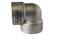China 2000lb ISO4144 CF8M BSP Threaded Pipe Fitting Elbow for sale