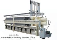 China Automatic Washing Filter Cloth Filter Press for sale
