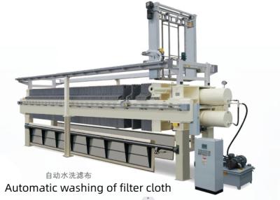 China Automatic Washing Filter Cloth Filter Press for sale