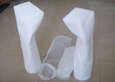 China Micron Nylon Mesh / Needle Liquid Filter Bag Plastic / Steel Ring for Water Filtration for sale