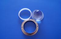 China 78mm 45 Degree Optical Glass Lens for High Bay Lights - Borosilicate Glass for 10-100W COB LEDs for sale