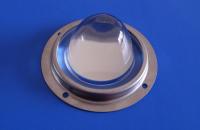 China 78mm 45 Degree Optical Glass Lens for High Bay Lights - Borosilicate Glass for 10-100W COB LEDs for sale