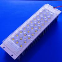 China 30W Injection Molding PC Array Lens LED Cover 250x74mm 120 Degree for High Bay Light for sale