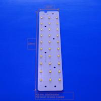 China 30W Injection Molding PC Array Lens LED Cover 250x74mm 120 Degree for High Bay Light for sale
